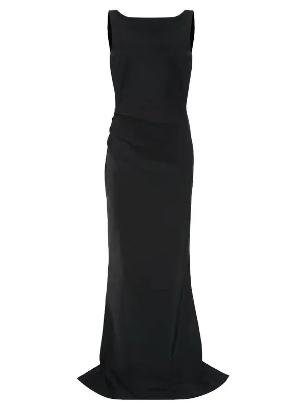 Chiara Boni La Petite Robe Cowl-neck Maxi Dress - Black