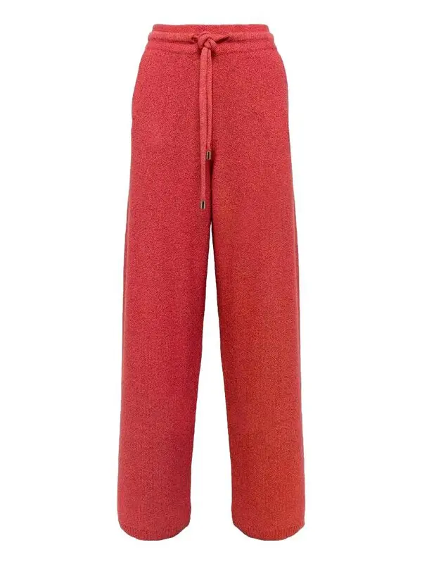 LANEUS Knitted Track Pants - Pink