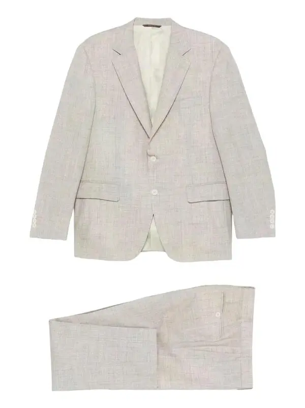 Canali Notched-lapel Suit - Neutrals