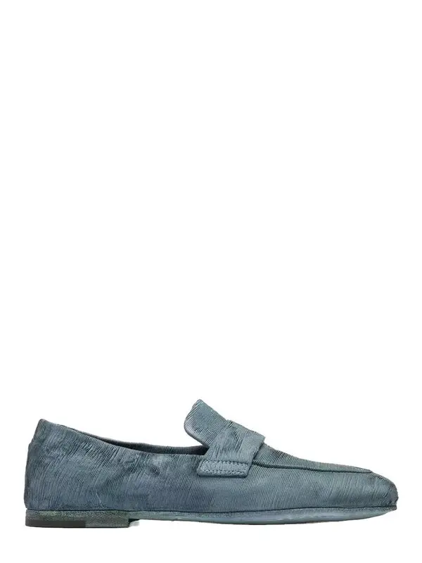 Officine Creative Blair Dd Leather Loafers - Blue