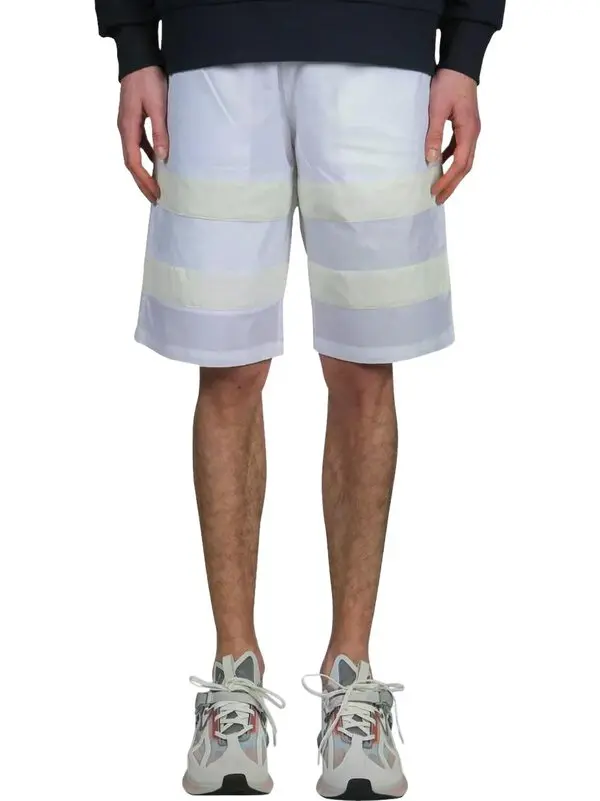 UPWW Striped Nylon Shorts - White