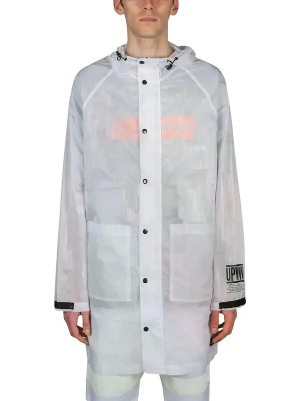 UPWW Hooded Raincoat - White