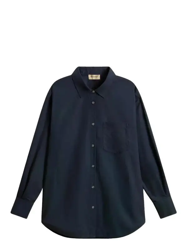 Woolrich Button Chest-pocket Shirt - Blue