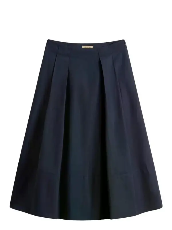 Woolrich Pleated Straight Skirt - Blue