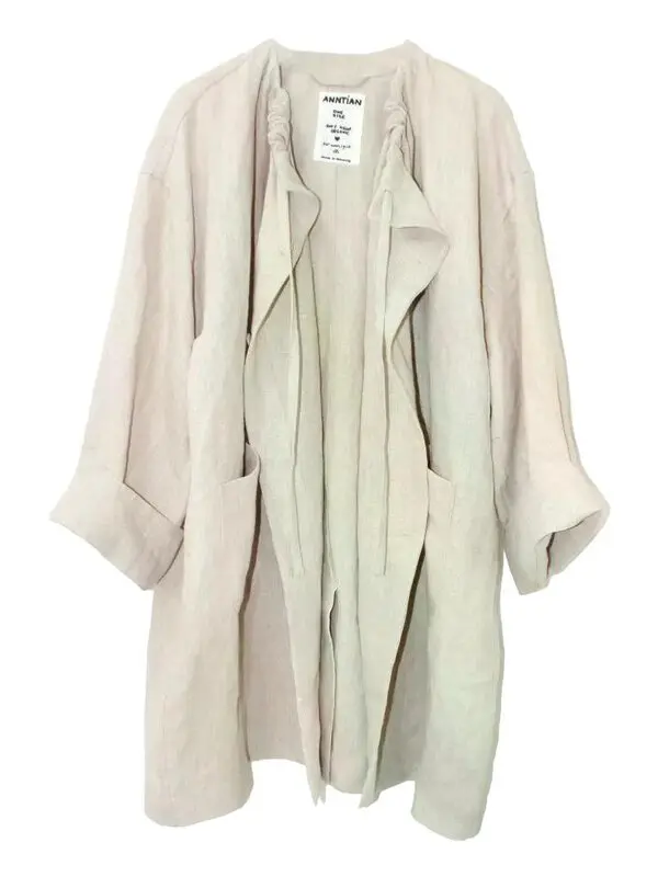 ANNTIAN Patch-pocket Trench Coat - Neutrals