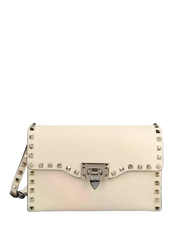 Valentino Garavani Rockstud Shoulder Bag - Neutrals