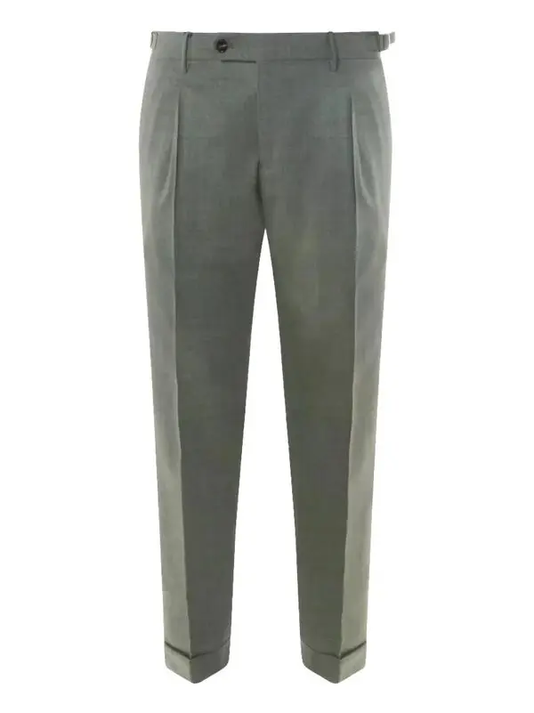 BERWICH Button Roll-up Trousers - Grey