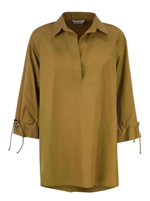 Max Mara Cotton Blouse - Brown
