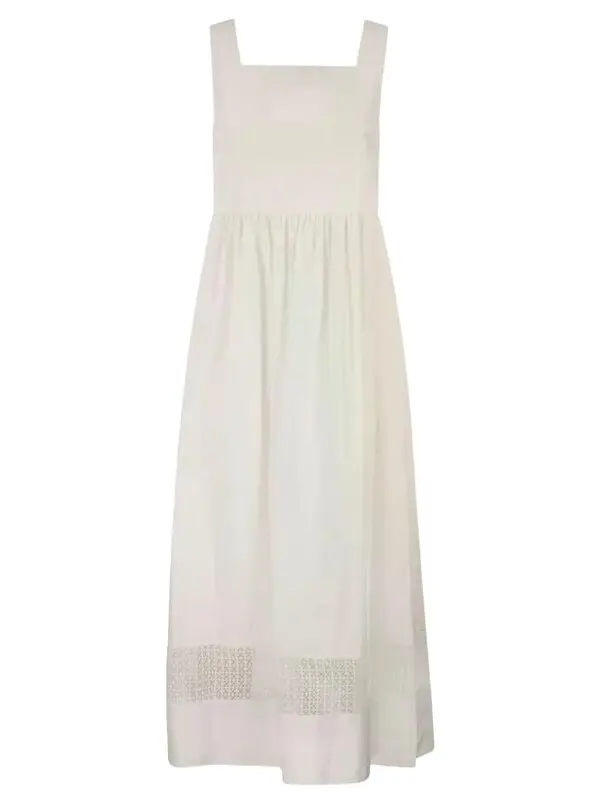 Max Mara Cotton Midi Dress - White