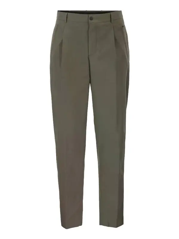 PT TORINO Straight-leg Trousers - Green
