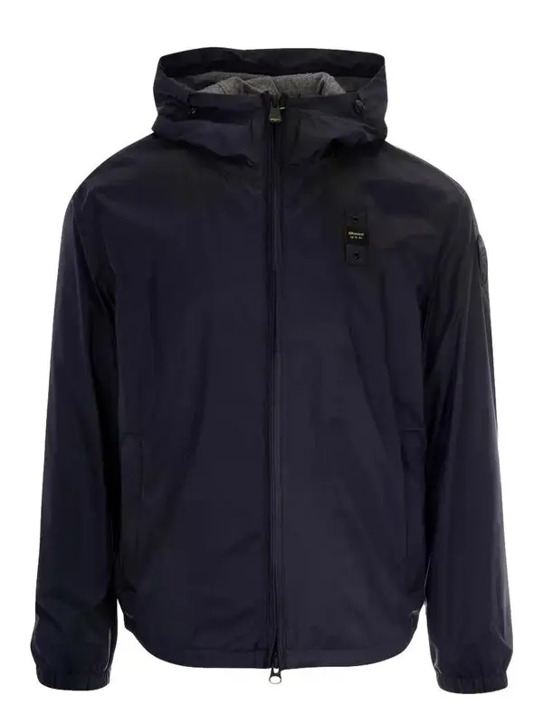 BLAUER. Lightweight Zip-up Jacket - Blue