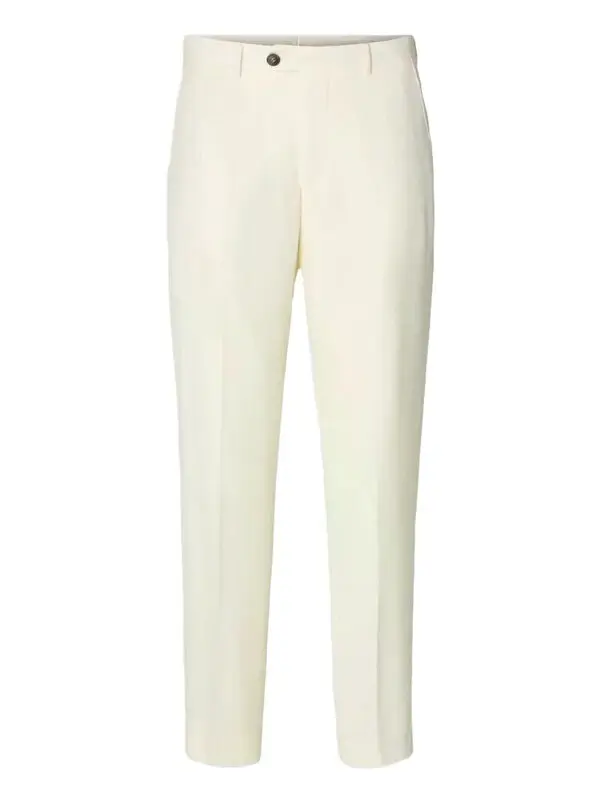 SELECTED Reg Beck Trousers - White