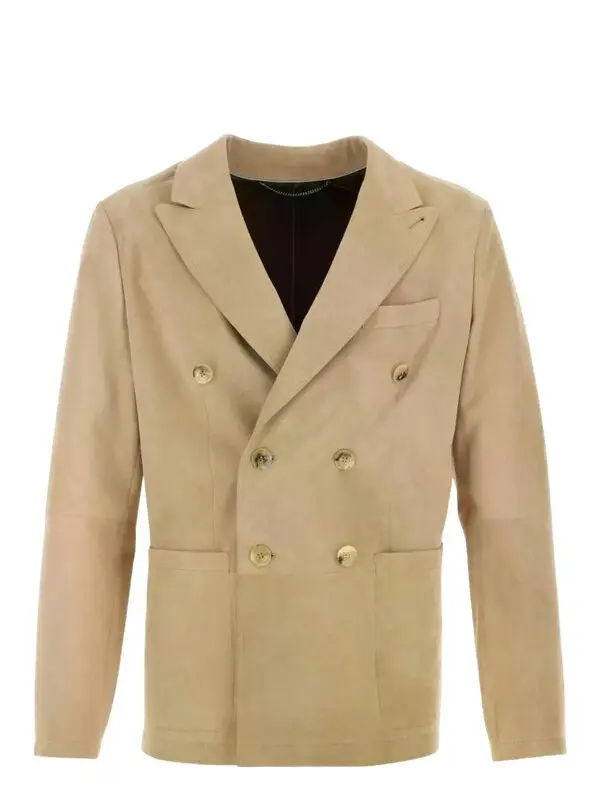Canali Suede Blazer - Neutrals