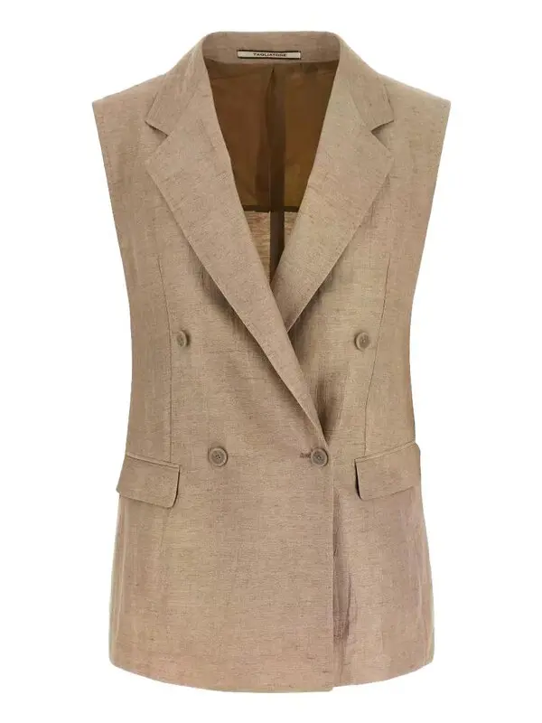 Tagliatore Bernice Double-breasted Vest - Neutrals