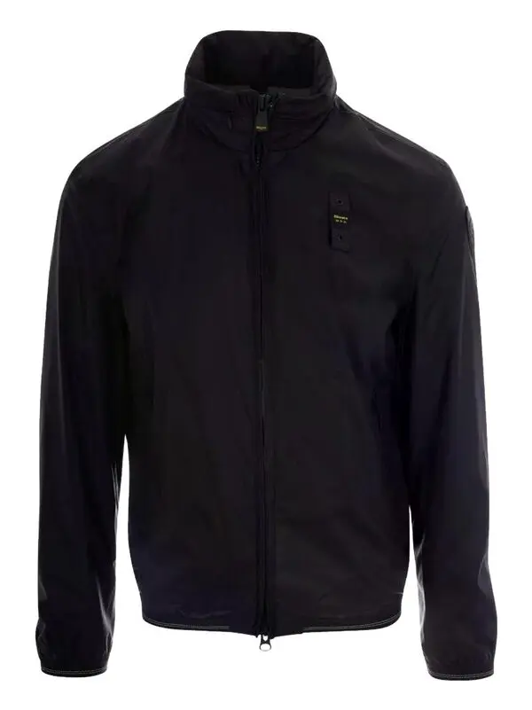 BLAUER. Zip-up Bomber Jacket - Black