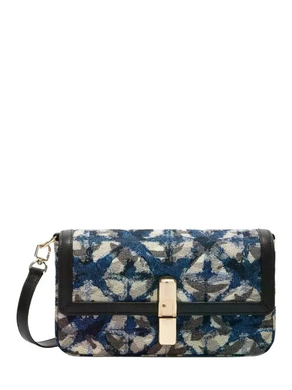 Furla Siride Floral-jacquard Crossbody Bag - Blue
