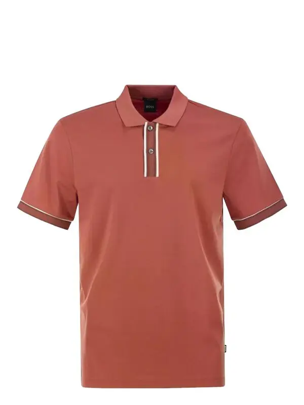 BOSS Cotton Polo Shirt - Orange