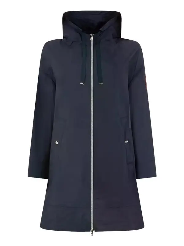 Herno Hooded Zip-fastening Jacket - Blue