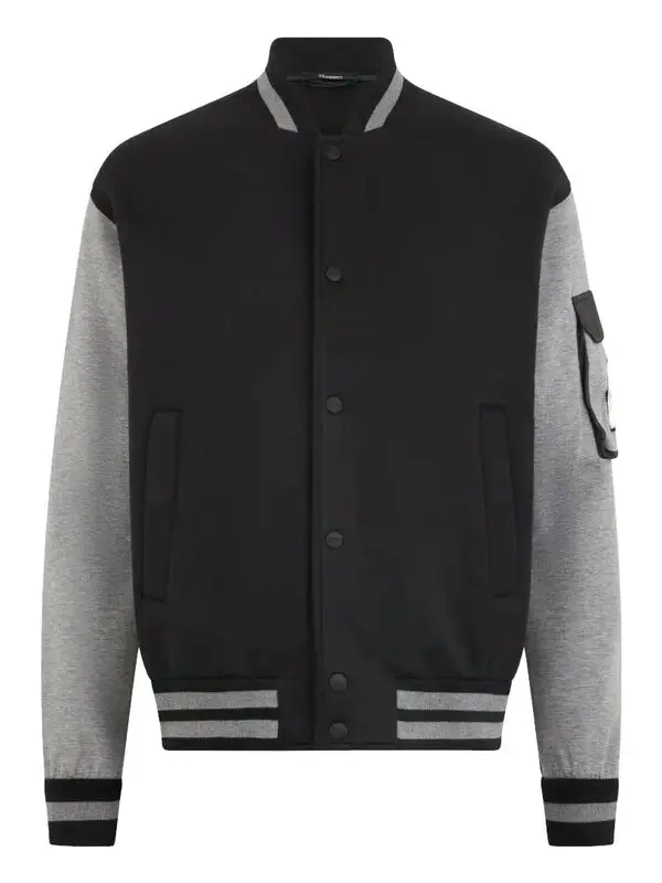 Herno Sleeve-pocket Bomber Jacket - Black