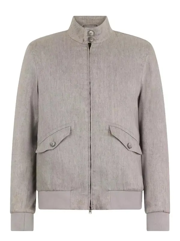 Herno High-neck Bomber Jacket - Grey