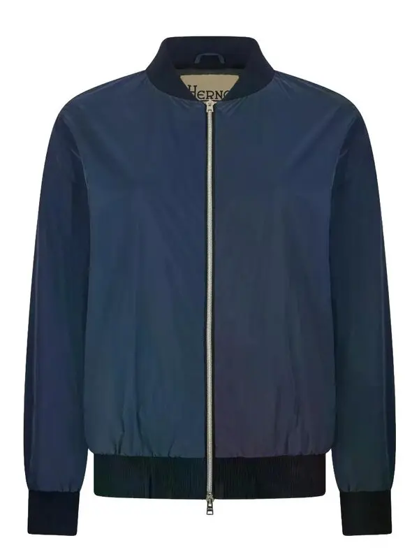 Herno Zip-up Bomber Jacket - Blue