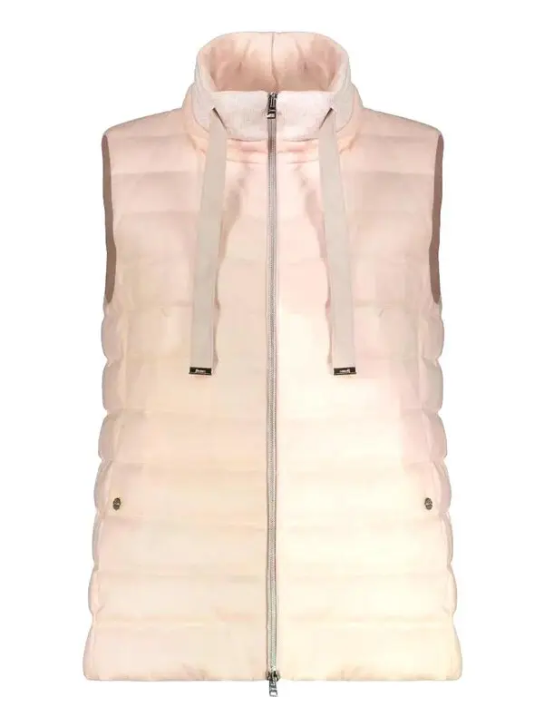 Herno Padded Gilet With Hood - Pink