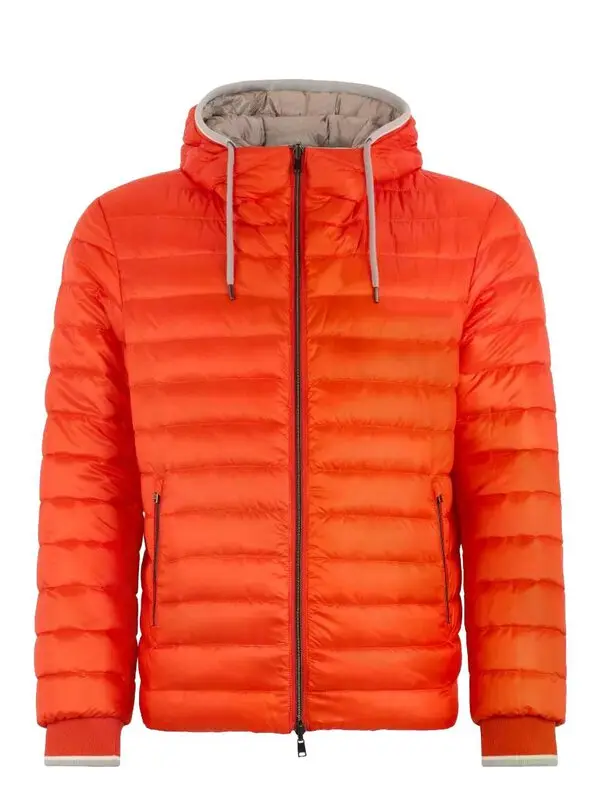 Herno Padded Hooded Jacket - Orange