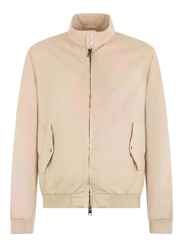 Herno Zip-up Bomber Jacket - Neutrals