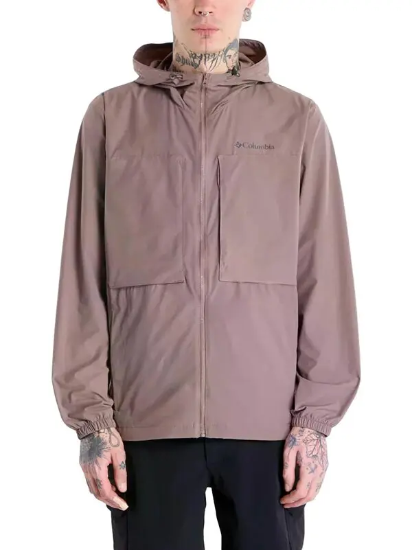 Columbia Hooded Windbreaker - Brown