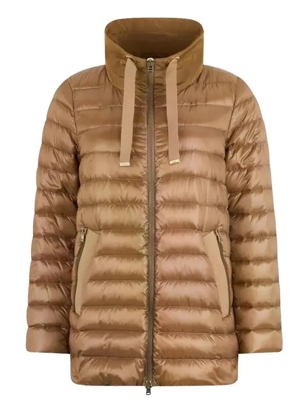 Herno High-neck Puffer Jacket - Brown