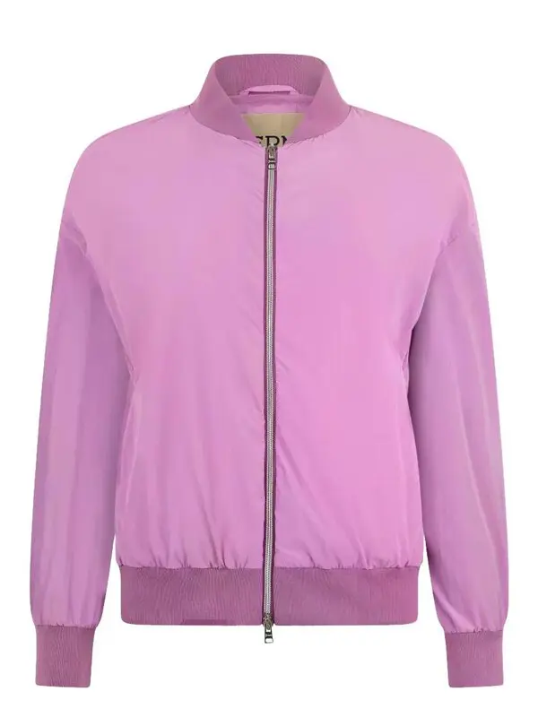 Herno Zip-up Bomber Jacket - Purple