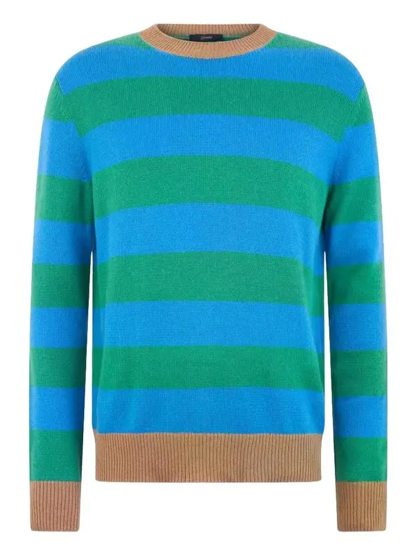 Herno Striped Pullover Sweater - Blue