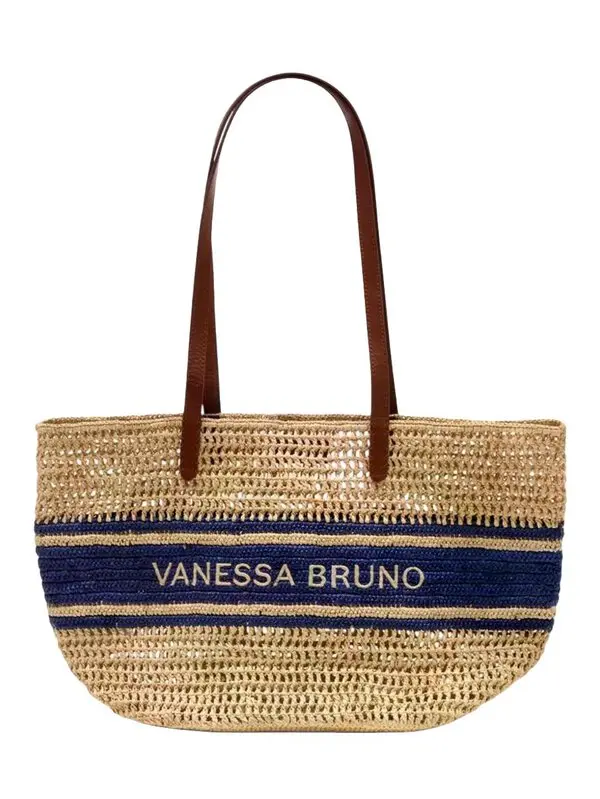 Vanessa Bruno Tote Bag With Logo - Neutrals