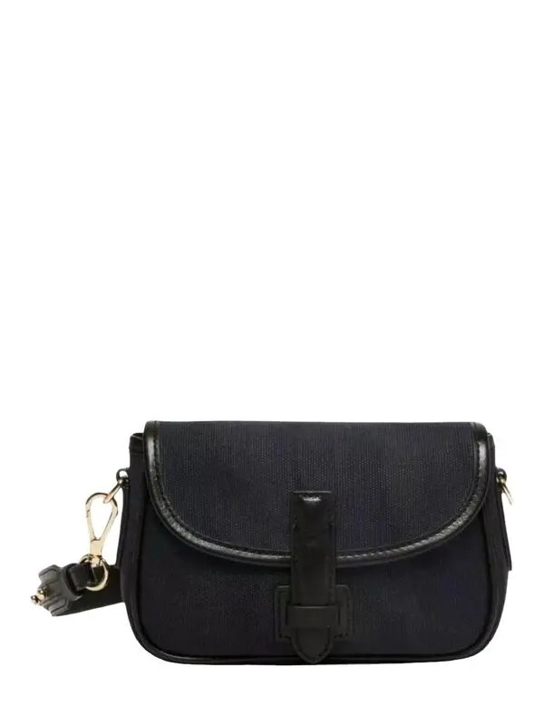 Max Mara Mini Buckle Strap Shoulder Bag - Blue
