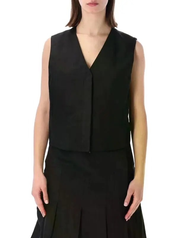 Our Legacy V-neck Vest - Black