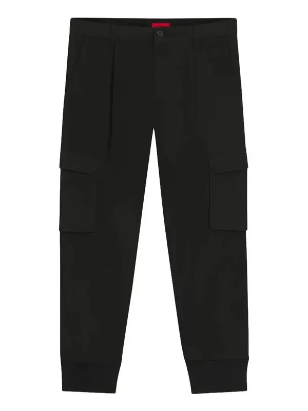 Hugo Cargo-pocket Trousers - Black