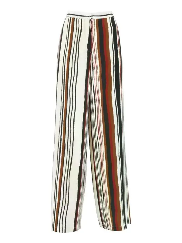 Max Mara Striped Trousers - Neutrals