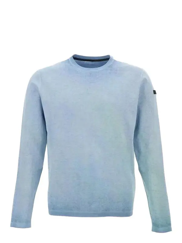 RRD - ROBERTO RICCI DESIGN Round Neck Knit Sweater - Blue