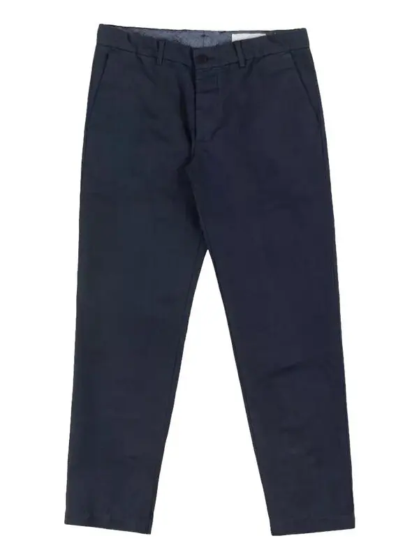 ORIGINAL VINTAGE Straight-leg Chino Trousers - Blue