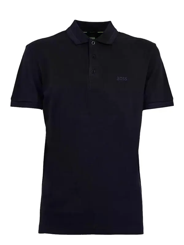 BOSS Short-sleeved Polo Shirt - Blue