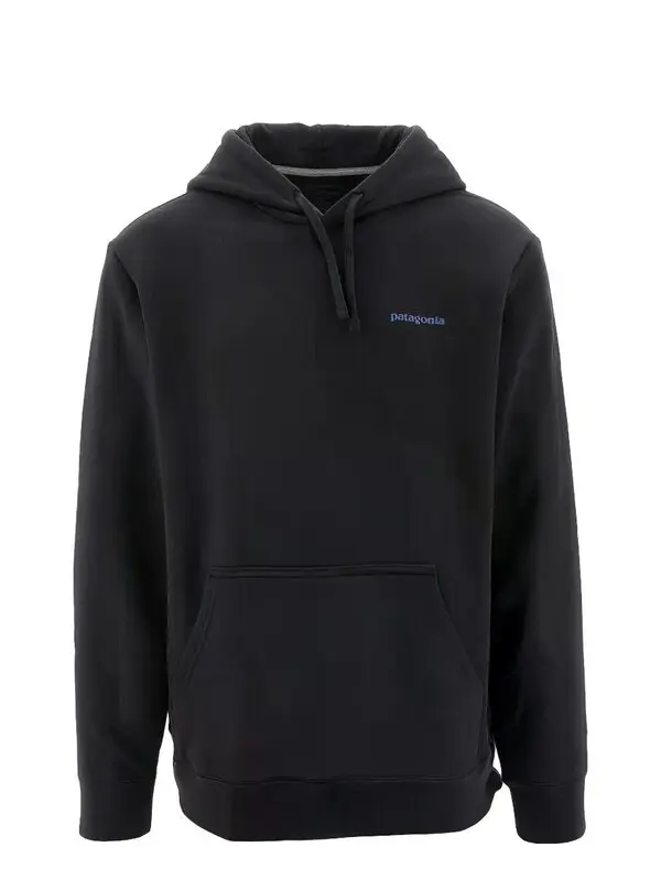 Patagonia Fitz Roy Icon Uprisal Drawstring Hoodie - Black