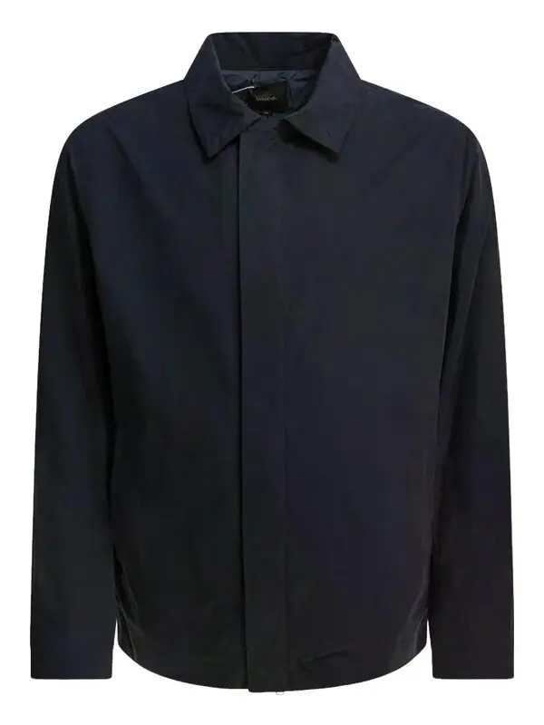 Vince Button-cuff Zip-front Jacket - Blue