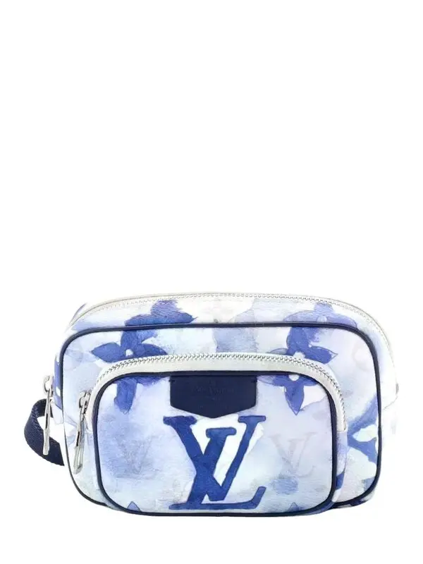 LOUIS VUITTON Outdoor Pouch Limited Edition Monogram Watercolor Canvas - Blue