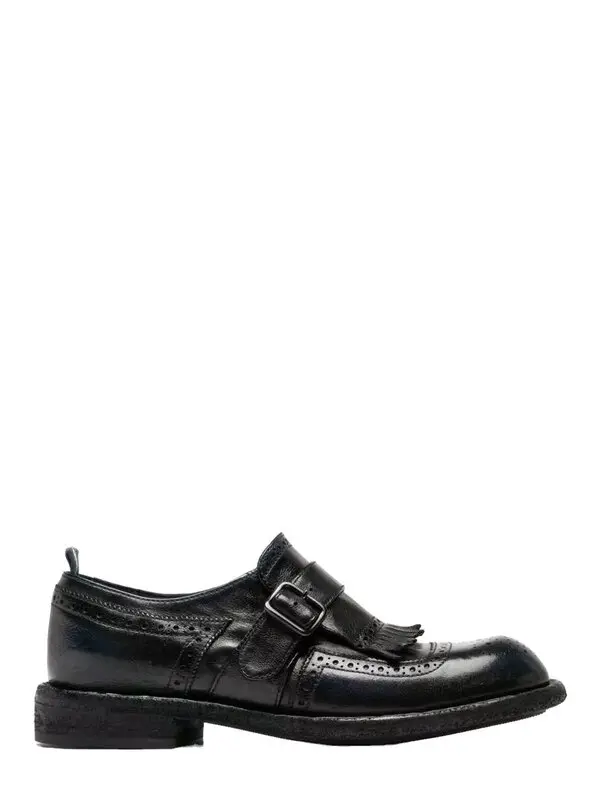 Officine Creative Rugged 111 Leather Derby Shoes - Blue
