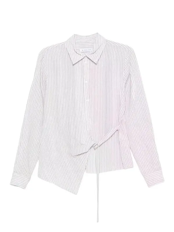 MANUEL RITZ Striped Shirt - White