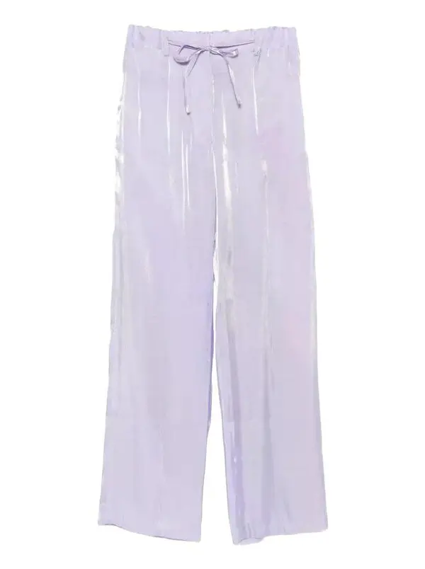 MANUEL RITZ Drawstring Trousers - Purple