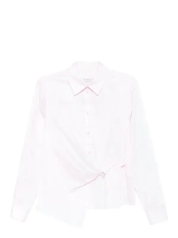MANUEL RITZ Striped Shirt - Pink