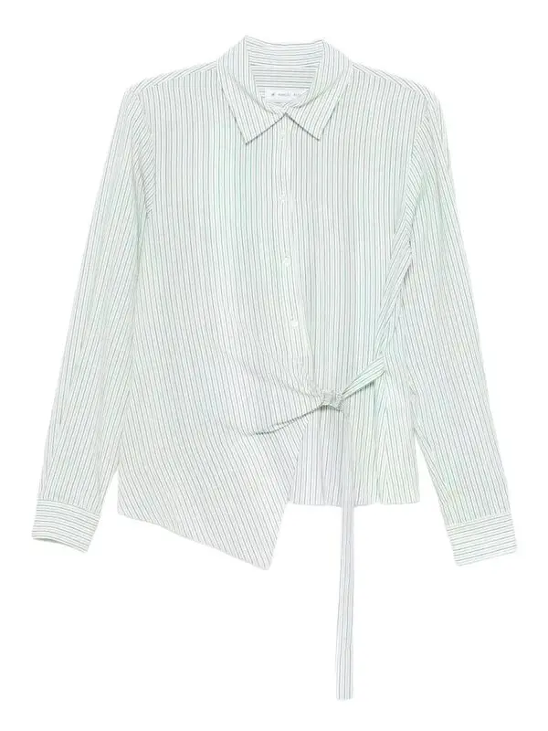 MANUEL RITZ Striped Shirt - White