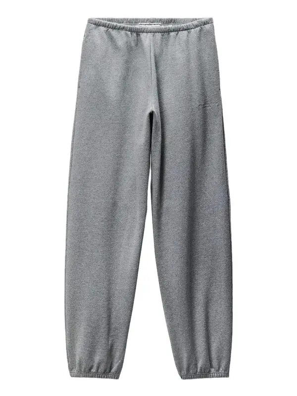 Alexander Wang Mid-rise Cotton Sweatpants - Grey