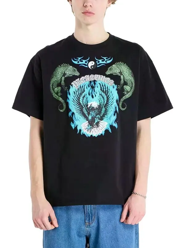 PLEASURES Need Graphic-print T-shirt - Black